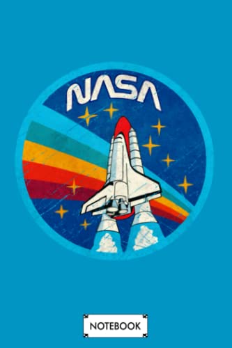 Nasa Retro Colors Blue Fire G88286 Notebook: Journal, Diary, Planner ...