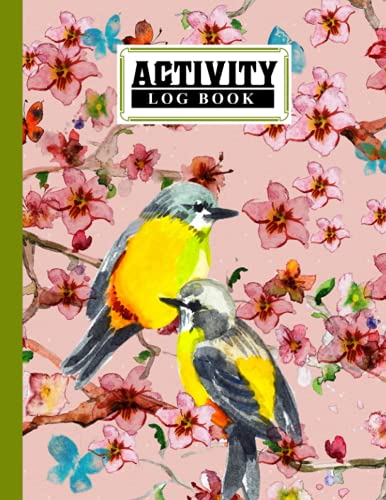 Activity Log Book: Floral Cover Activity Log Book, Record And Tracker ...