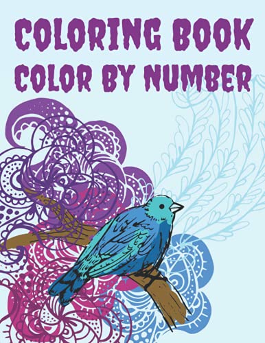 Coloring Book Color By Number: An Adult Coloring Book with Fun, Easy ...