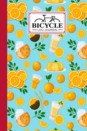 Bicycle Log Journal: Bicycling ride journal Lemon Cover, Record your ...