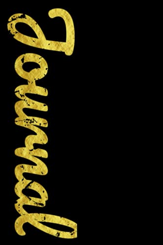 Journal: premium Black and Gold cover 6x9 in; 50 Pages; classy ...