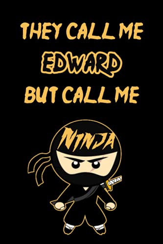 They Call Me Edward But Call Me Ninja: Personalized Name Writing ...