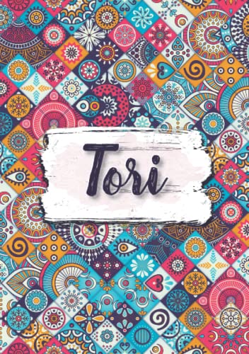 Tori: Notebook A5 | Personalized name Tori | Birthday gift for women ...