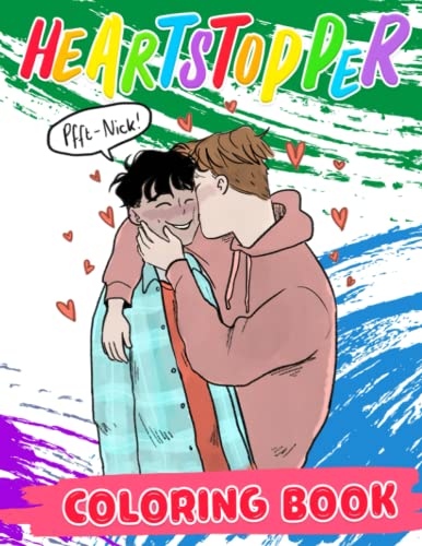 Heartstopper Coloring Book: Stress Relief Perfection The Books For Kids ...