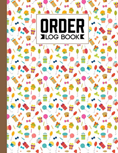 Order Log Book: Happy Birthday Order Log Book, Simple Purchase Order ...
