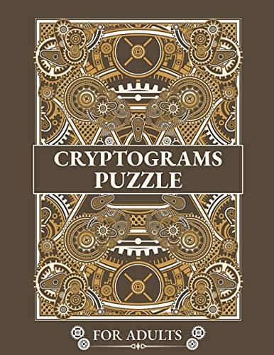 Cryptograms Puzzle for Adults: Cryptograms Puzzle Books for Adults with ...