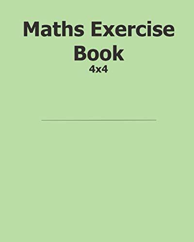 Maths Exercise Book: 4x4 by Nojis Books | Goodreads