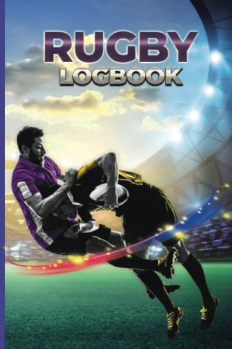 Rugby Logbook: Rugby coach playbook Coaching Notebook with Blank Field ...