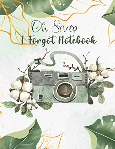 Oh Snap I Forgot Notebook by Manuel Barbery | Goodreads