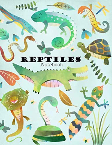 Reptiles Notebook:: For Kids That Love Lizards, Turtles, Alligators ...