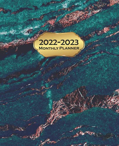 2022-2023 Monthly Planner: Yearly & Monthly Calendar 2022-23 January to ...