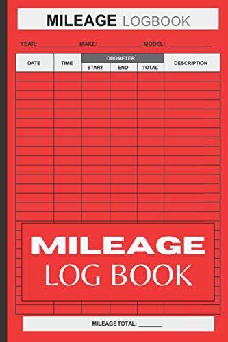 Mileage Log Book: Small Size Simple Mileage Log Book, Vehicle Mileage ...