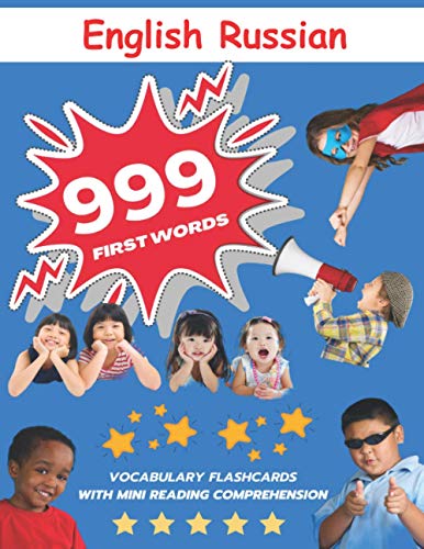 999 English Russian First words Vocabulary Flashcards with Mini Reading ...
