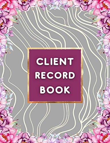 Client Record Book: Client Data Organizer, 120 Pages | Personal Client ...