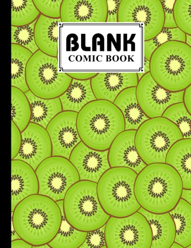 Blank Comic Book Premium Kiwi Cover Blank Comic Book Create Your Own Story Journal Notebook 