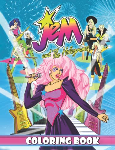 Jem Coloring Book: Giving You A Unique And Art The Large Print ...