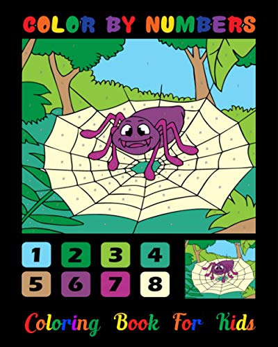 Color By Numbers Coloring Book For Kids: Cute Animals Colour By Number ...
