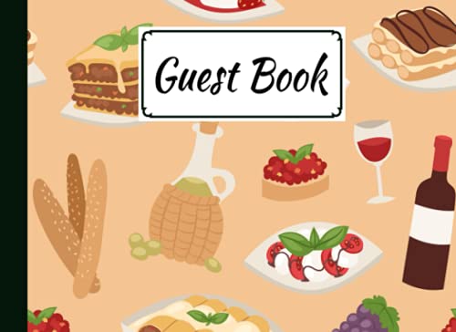 Guest Book: Guest Book Cuisine Cover, Birthday, Bridal Shower, Wedding ...
