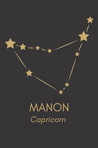 Manon Capricorn: Capricorn Personalized Journal Gift For Girls And ...