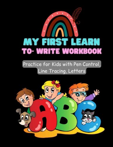 Trace Letters Alphabet Abc: MY FIRST Learn-to-Write WORKBOOK Practice ...