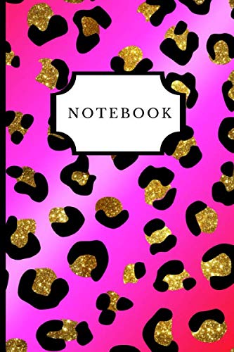 Notebook: Fun leopard skin print cover in pink. This journal will make ...
