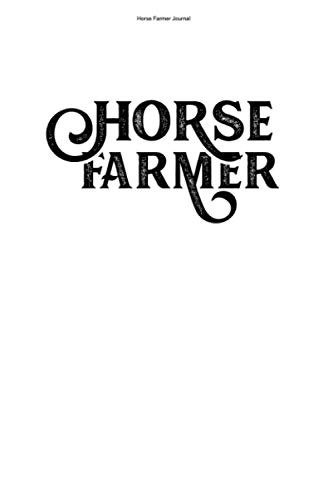 Horse Farmer Journal: 100 Pages | Graph Paper Grid Interior | Farming ...