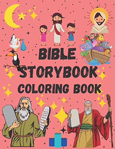 Bible StoryBook Coloring Book: Favorite Stories Bible coloring scéne ...