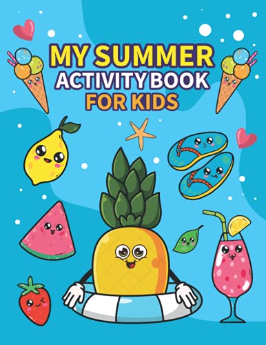 My Summer Activity Book For Kids: Summer Vacation Keep Track Of All ...