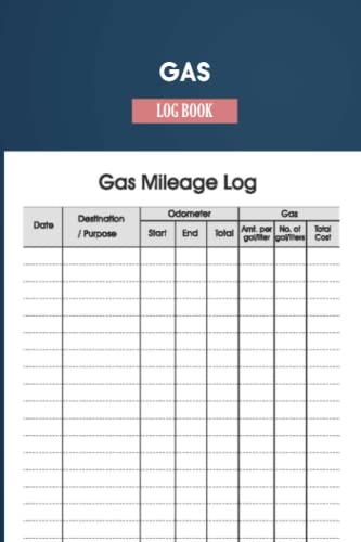 Gas Log Book: Basic Logbook for Recording Vehicle Mileage & Fuel ...