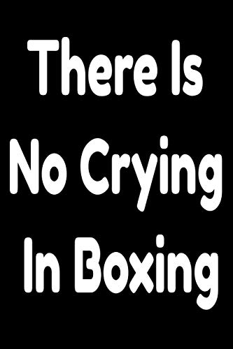 There In No Crying In Boxing: Boxing Gloves Retro Sport Workout Boxer ...