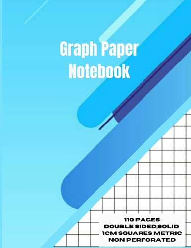 Graph Notebook: 110 page Notebook: 1cm square graph paper by Jamielee ...