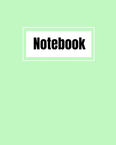 Notebook: 180 page green college ruled notebook: Pastel green notebook by Noemi Hernandez ...