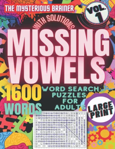 Missing Vowels Puzzles For Adults – FYNSR