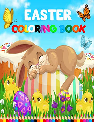 Easter Coloring Book: Easter Coloring Book For Kids, Easter Coloring ...