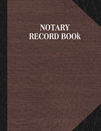 Notary record book: Notary Log Book | Notary Journal | Page 120, Size 8 ...