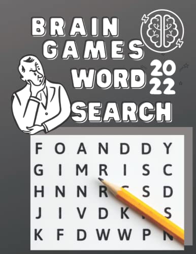 brain games word search 2022: 500 word search puzzle book for adults ...