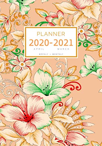 Planner 2020-2021: A5 Weekly and Monthly Organizer from April 2020 to ...