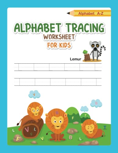 Alphabet Tracing Worksheets for Kids: An uppercase and lowercase letter ...