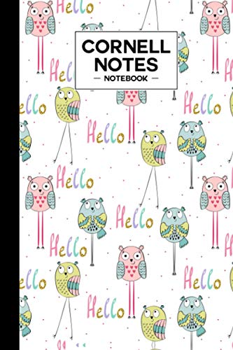 Cornell Notes Notebook: Owls Cornell Notes Notebook, Cornell Note Paper ...