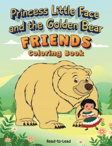 Priencess Little Face FRIENDS Coloring Book: Huge 70 page Make New ...