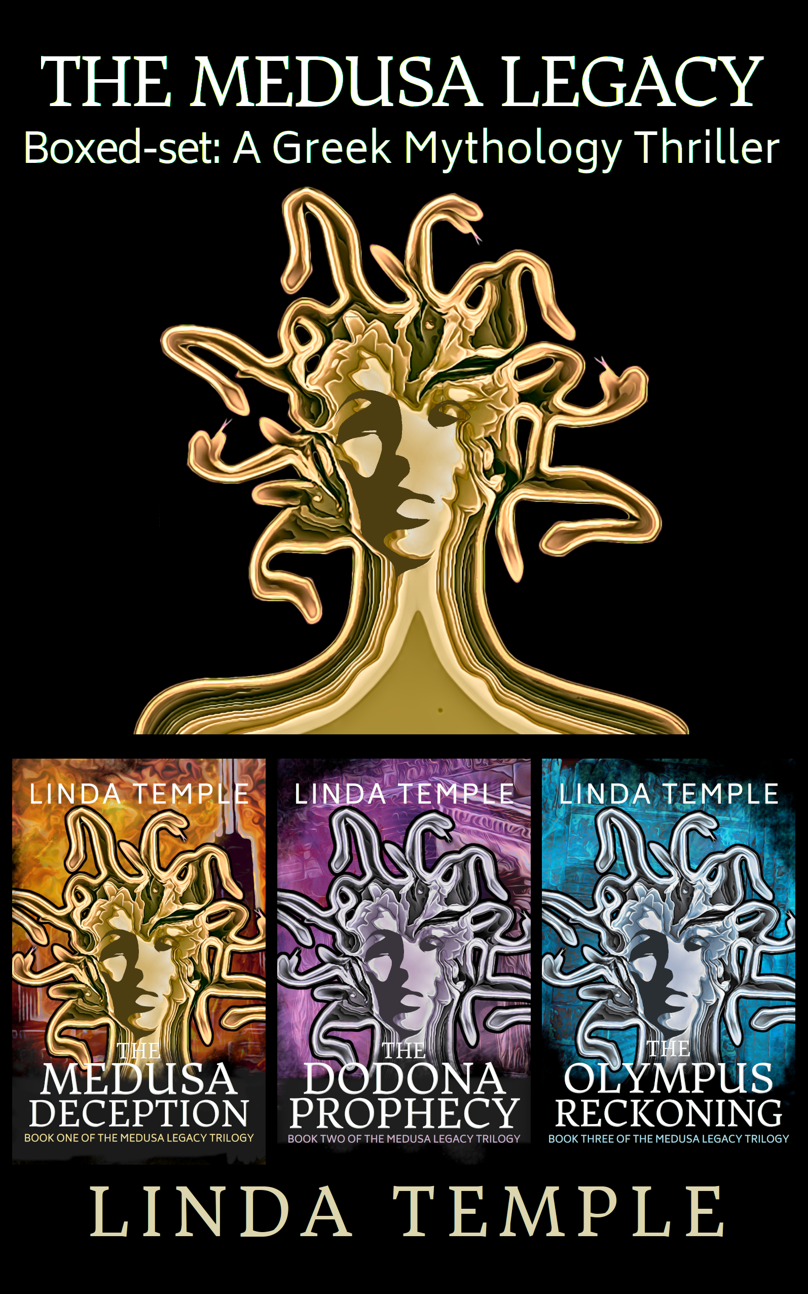 The Medusa Legacy Box Set: A Greek Mythology thriller by Linda Temple ...