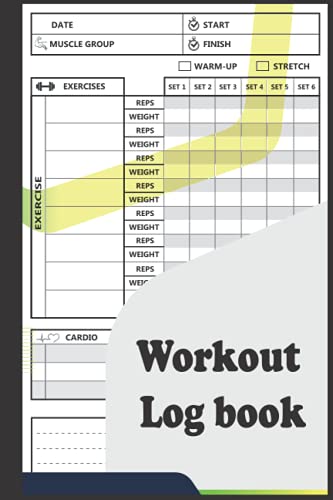 Workout Log Book: Workout Log Books For Men, Exercise Notebook and ...