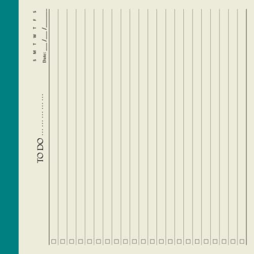 To Do List Notepad: To Do List Notebook | Undated, 8.5 x 8.5 Inch, 55 ...