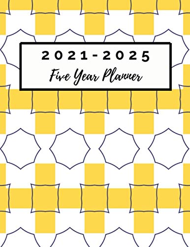 2021-2025 Five Year Planner: 5 Year Monthly Planner | 60 Month Pocket ...