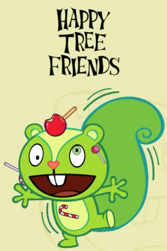 Happy Tree Friends Notebook: 110 Wide Lined Pages - 6" x 9" - Planner ...