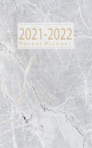 2021-2022 Pocket Planner: Two Year 2021-2022 Calendar, Diary, Agenda ...