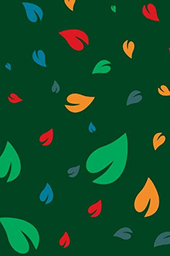 Notebook: Falling Leaves Of Many Colors: Small blank lined paperback ...