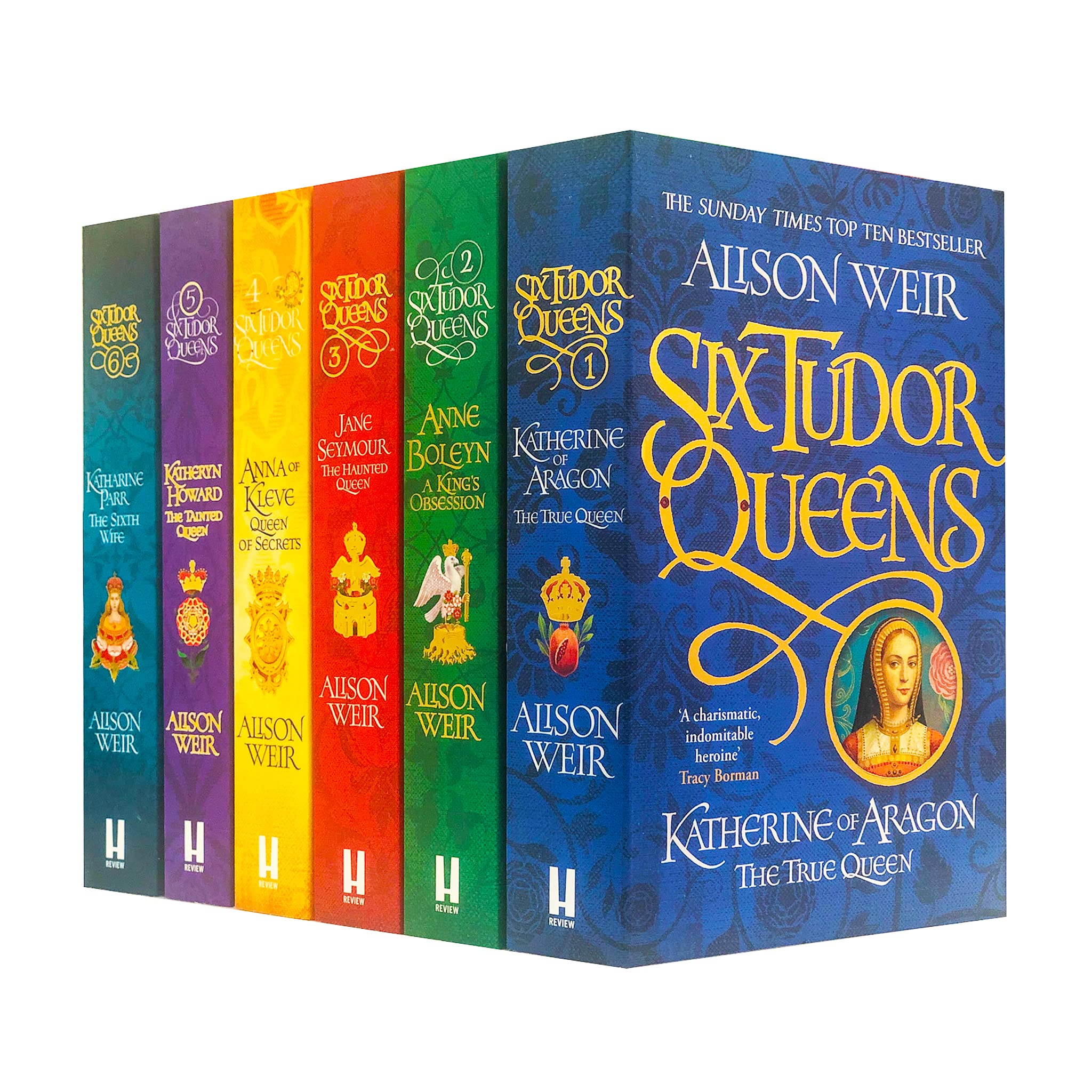 Alison Weir Six Tudor Queens Collection 6 Books Set by Alison Weir ...