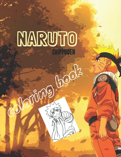 naruto coloring book: naruto coloring book for kids and adultsto relax ...
