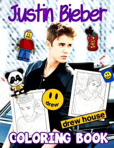 Justin Coloring Book: Unofficial Exploring Bieber Extreme Books For ...